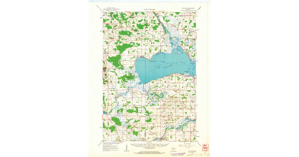 1960s Maps of Omro, WI | Pastmaps