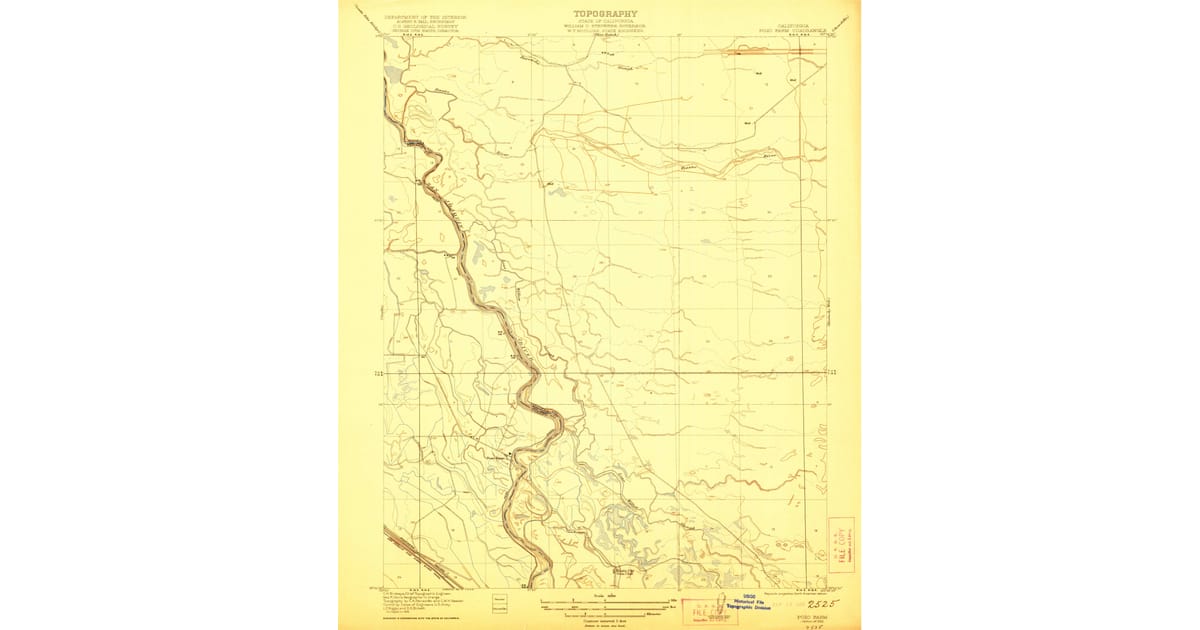 Old Historical Maps of Firebaugh, CA | Pastmaps
