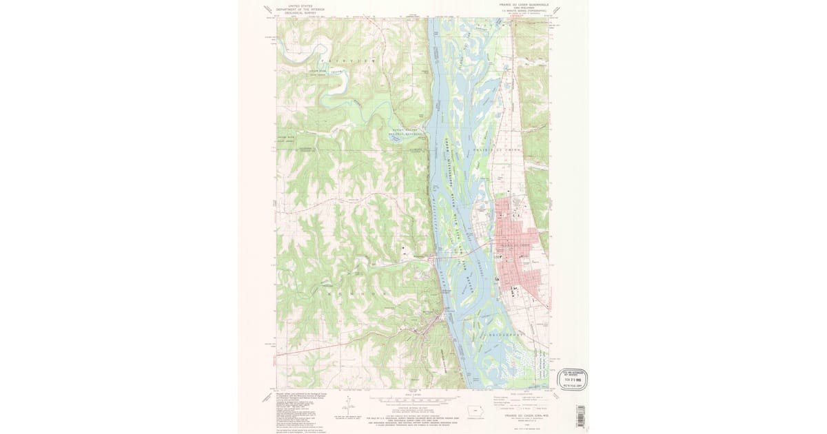 1980s Maps of Crawford County, WI | Pastmaps
