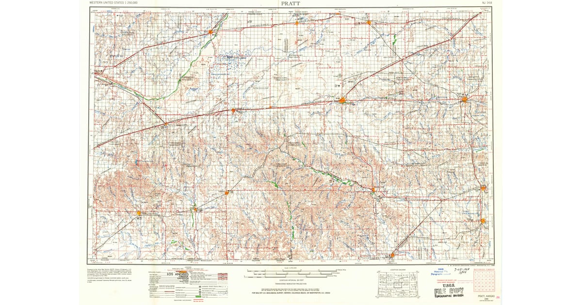 1950s Maps of Cairo, KS | Pastmaps