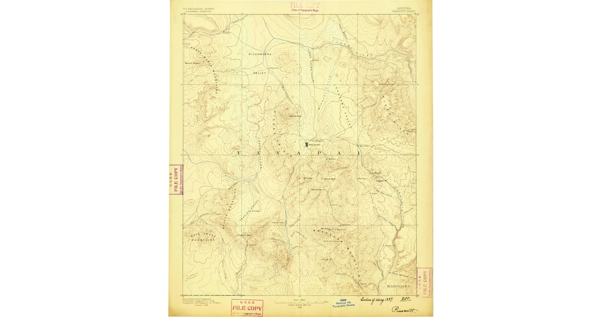 Old Historical Maps of Fort Misery, AZ | Pastmaps
