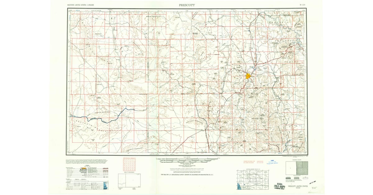 1960s Maps of Bagdad, AZ | Pastmaps