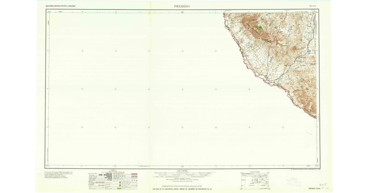 1960s Maps of Ruidosa, TX | Pastmaps