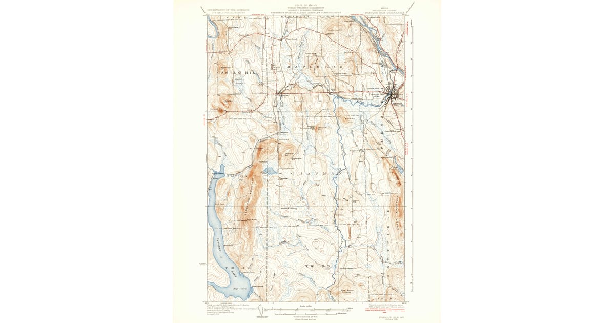 Old Maps of Mapleton, ME | Pastmaps