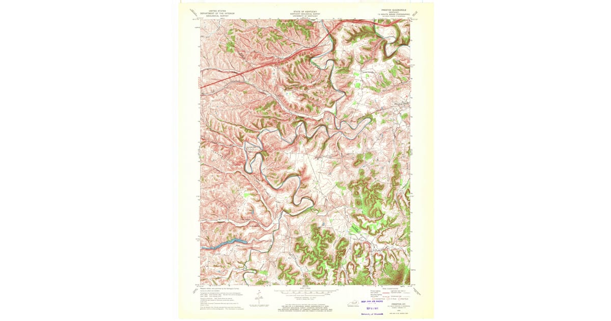 1970s Maps of Montgomery County, KY | Pastmaps