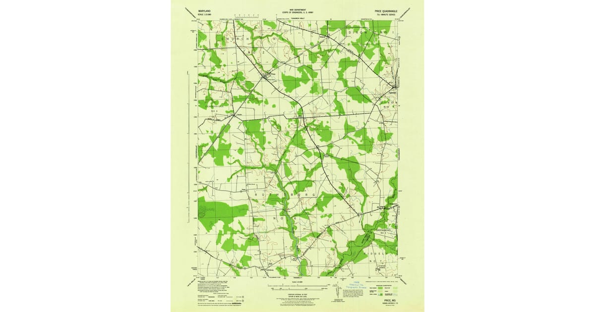 1940s Maps of Roe, MD | Pastmaps