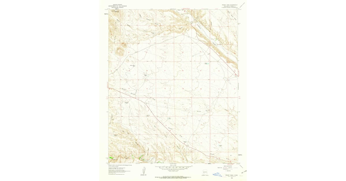 1960s Maps of Sierra County, NM | Pastmaps