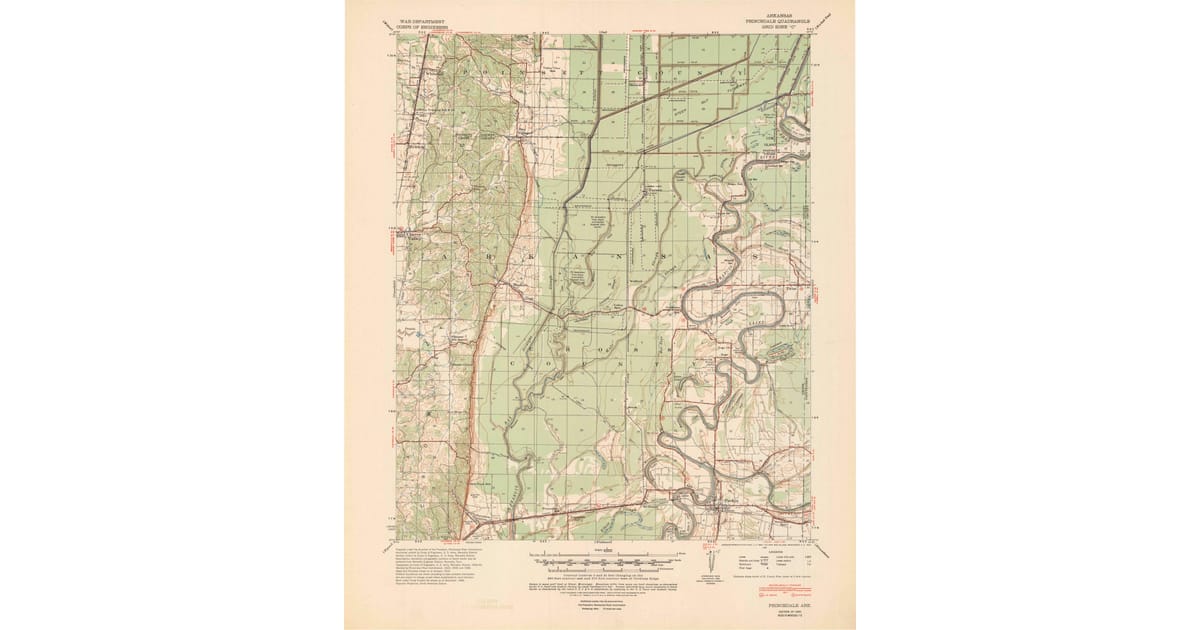1940s Maps of Togo, AR | Pastmaps
