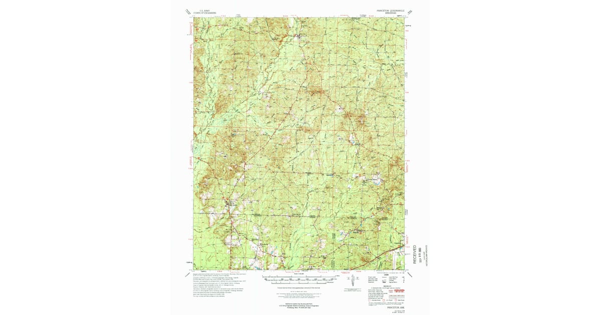 1978 Map of Princeton, AR — High-Res | Pastmaps