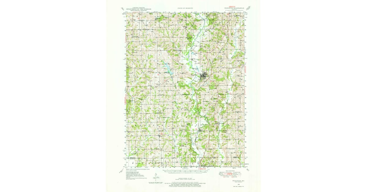 1900s (20th Century) Maps of Mill Grove, MO | Pastmaps