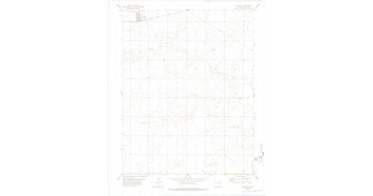 1978 Map of Pritchett, CO — High-Res | Pastmaps
