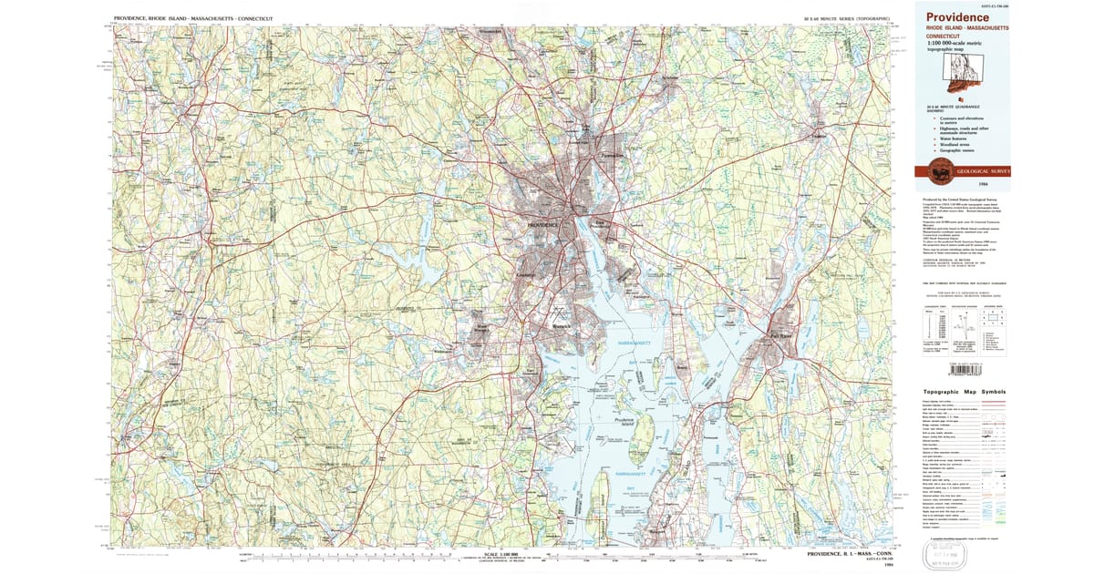 1980s Maps of Glocester, RI | Pastmaps