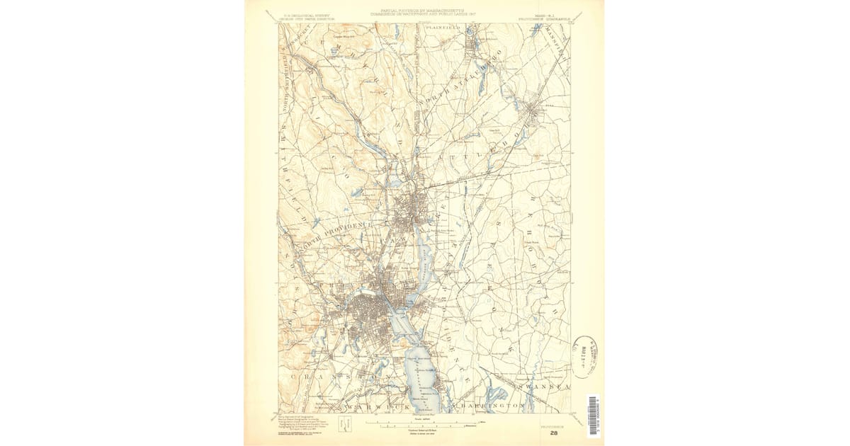 1800s (19th Century) Maps of Hughesdale, Johnston | Pastmaps