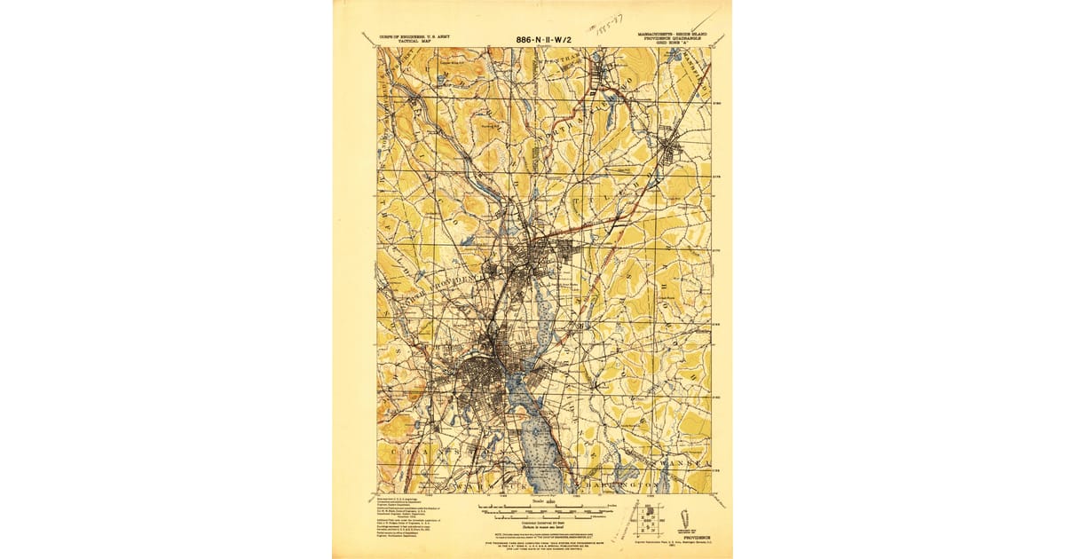 1921 Map of Providence, RI — High-Res | Pastmaps