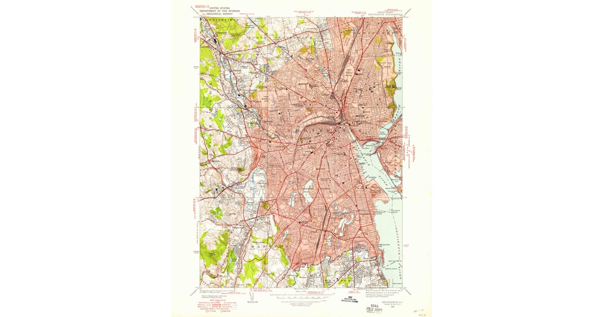 1930s Maps of Providence, RI | Pastmaps