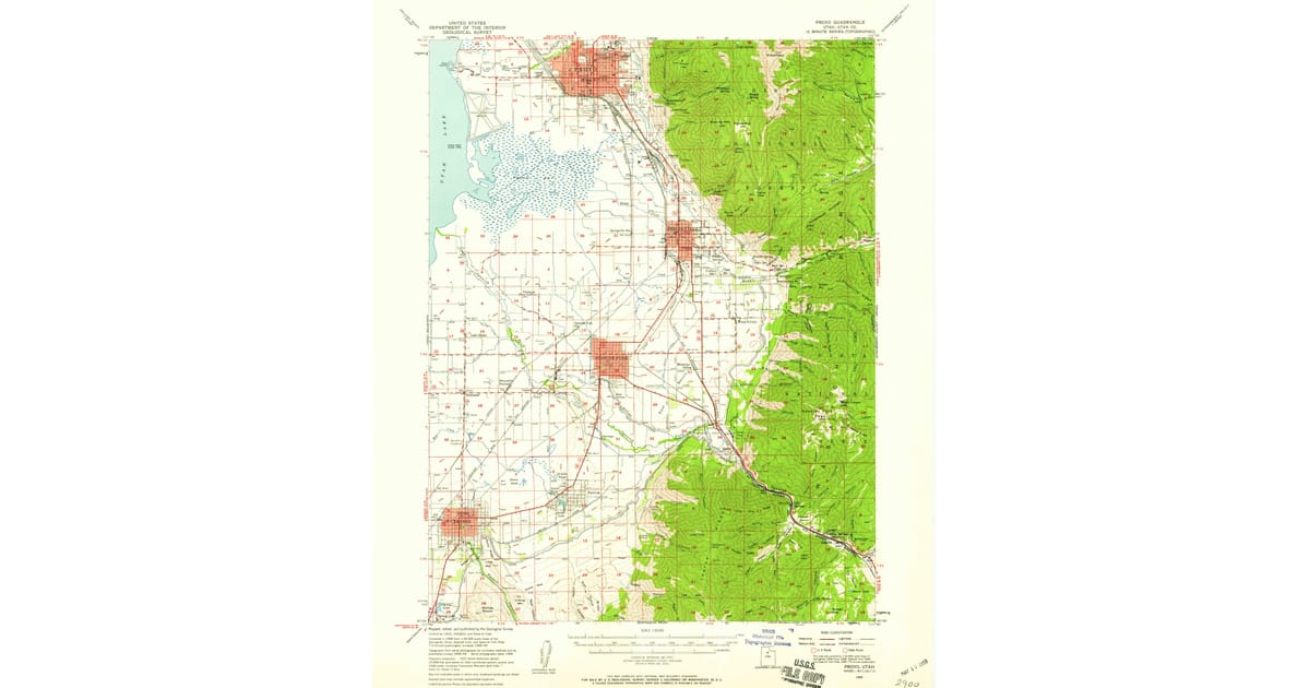 1949 Map of Provo, UT — High-Res | Pastmaps