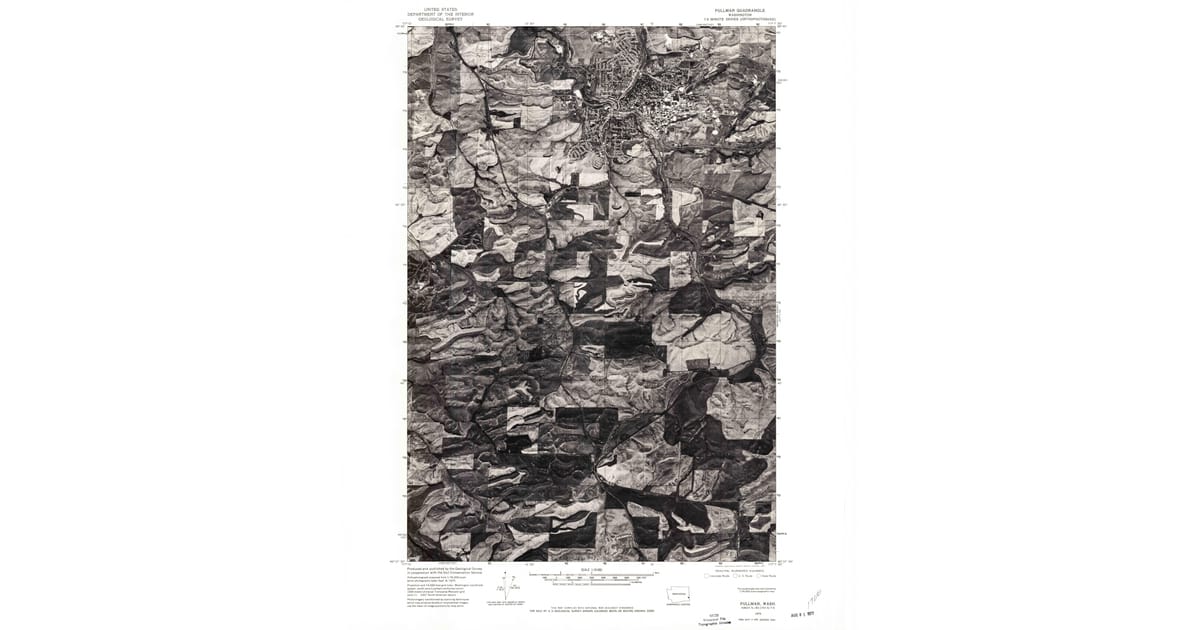 1975 Map of Pullman, WA — High-Res | Pastmaps