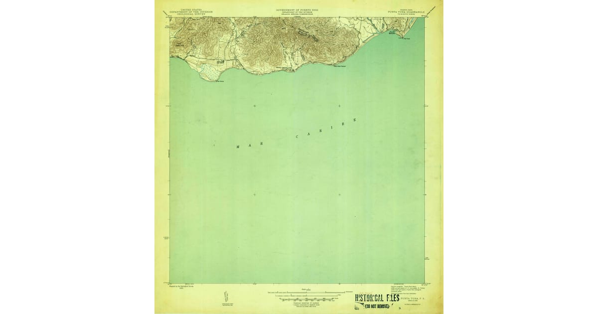 1940s Maps of La Playa, Maunabo | Pastmaps