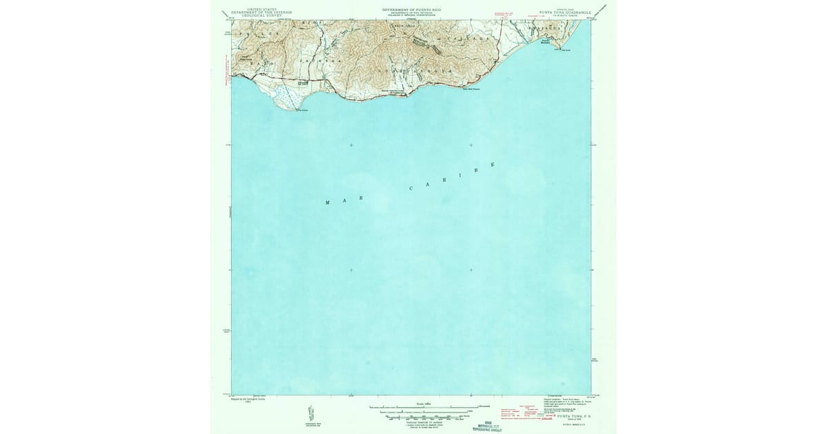 1940s Maps of Puerto de Maunabo, Maunabo | Pastmaps