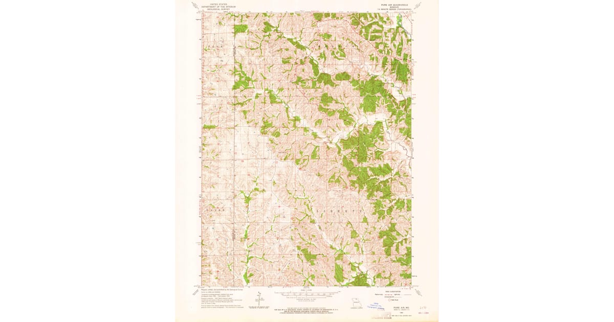 1960s Maps of Sullivan County, MO | Pastmaps