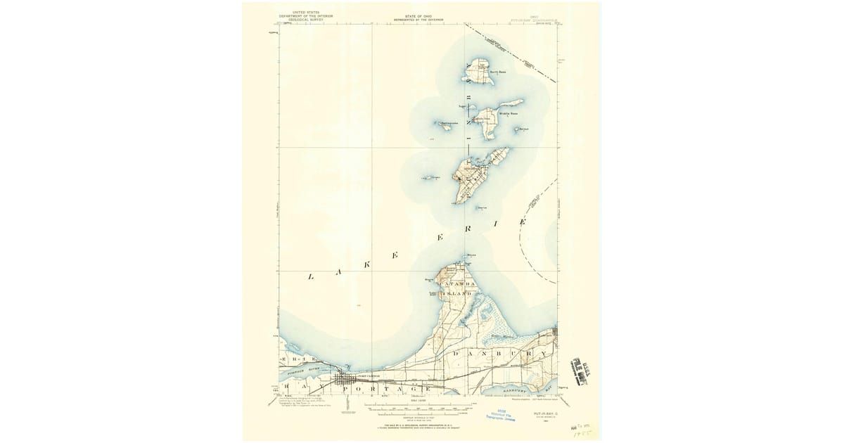 Old Maps of Erie County, OH for Academic Research | Pastmaps