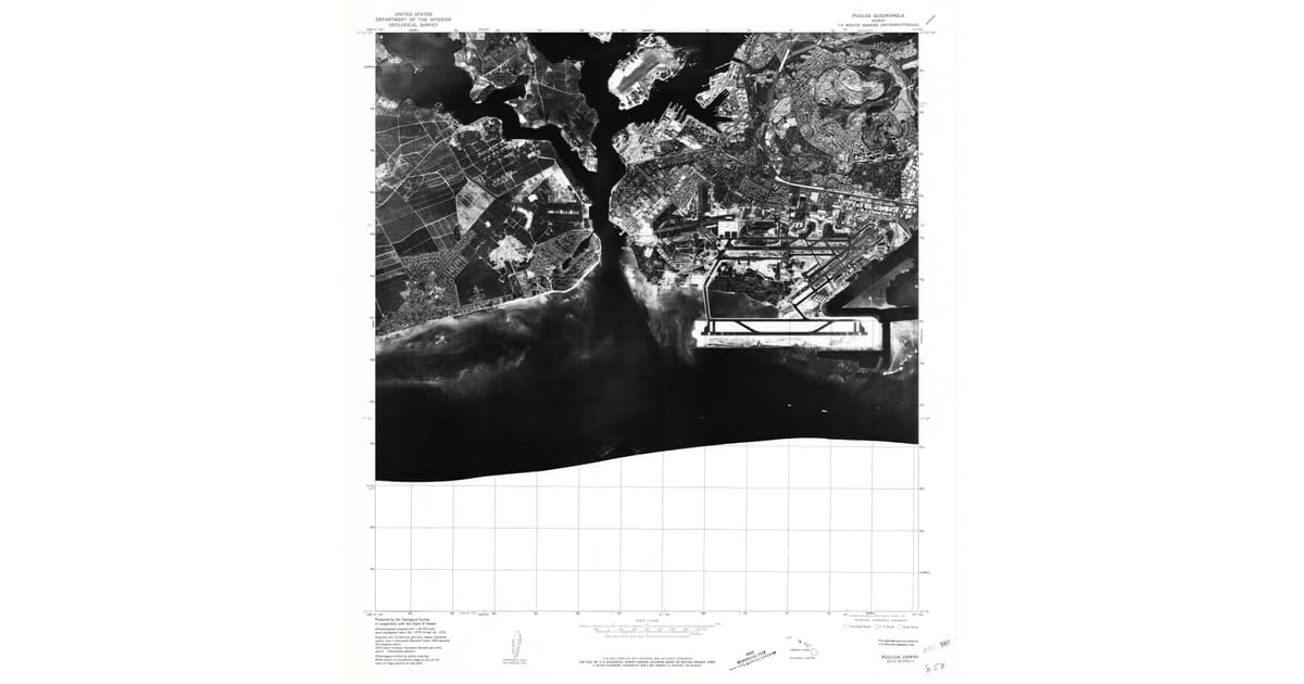 1980s Maps of Pearl City, HI | Pastmaps
