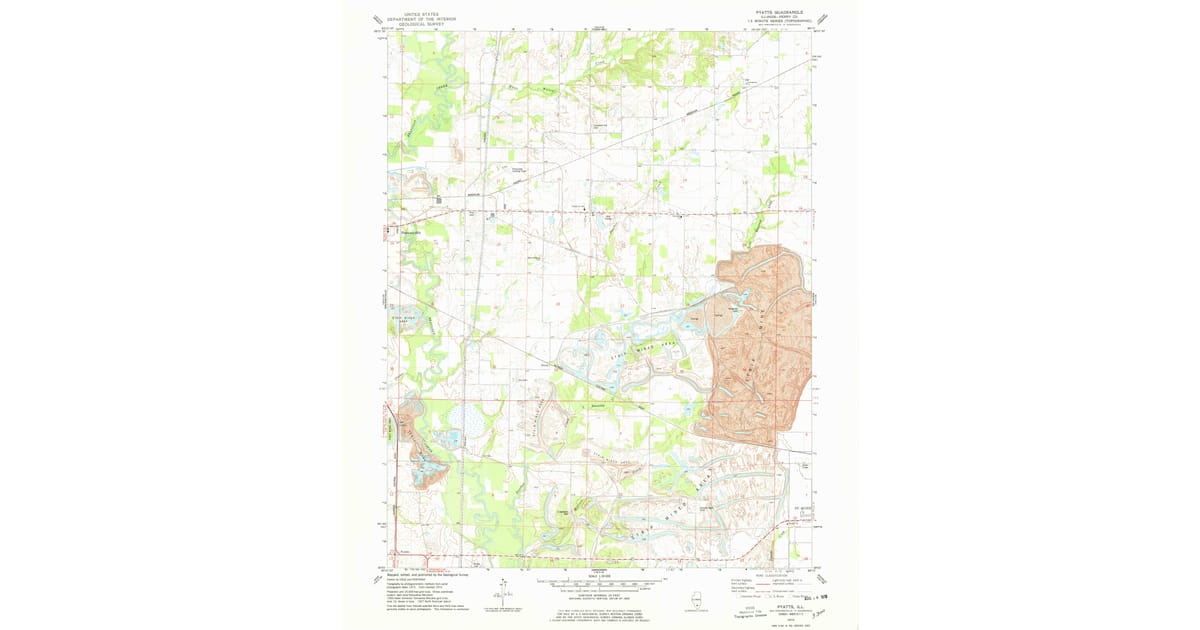 1970s Maps of Du Quoin, IL | Pastmaps