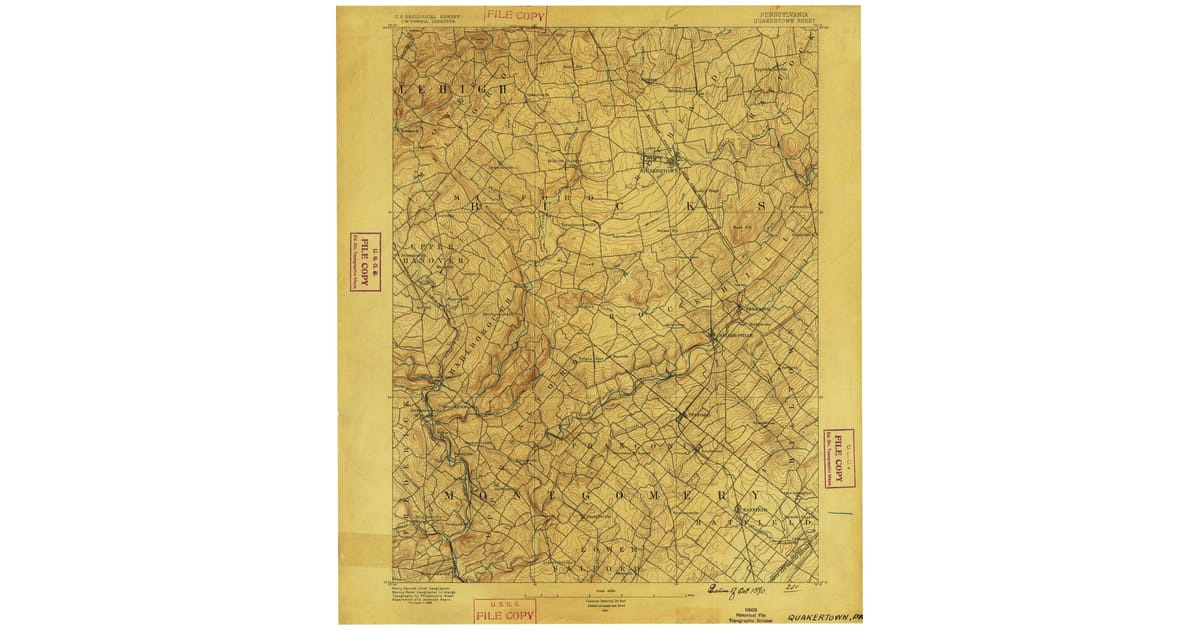 1890s Maps of Limerick Township, PA | Pastmaps