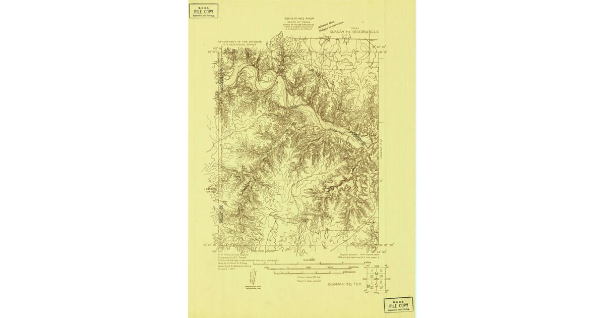 Old Maps of Cottle County, TX | Pastmaps