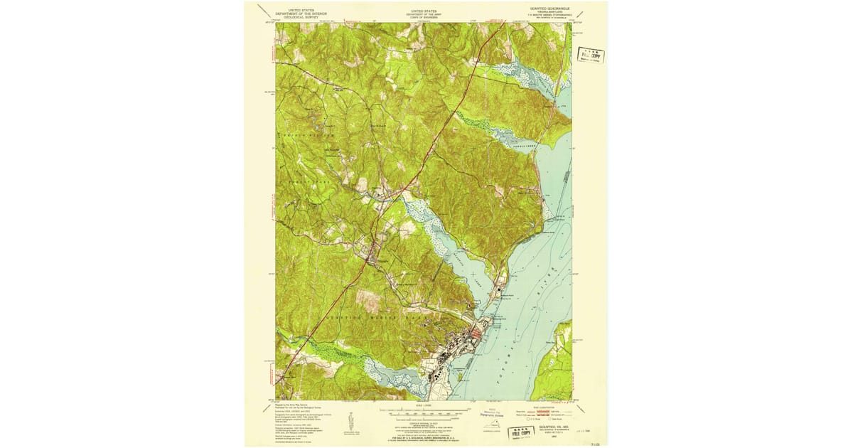 1950s Maps of River Oaks, Prince William County | Pastmaps