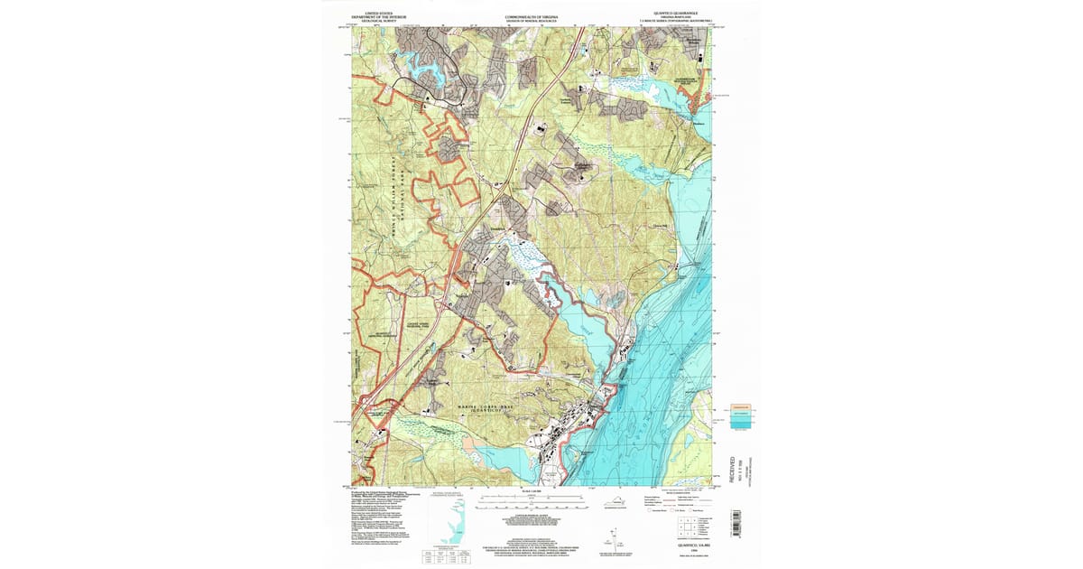 1990s Maps of Montclair, VA | Pastmaps