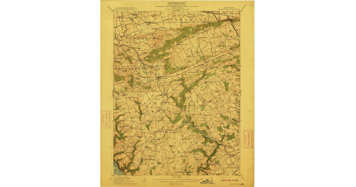 Old Maps of Bart Township, PA for Metal Detecting | Pastmaps