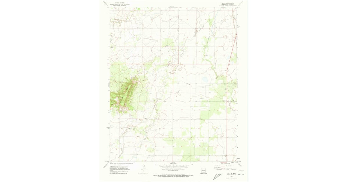 1970 Map of Quay, Quay County, NM — High-Res | Pastmaps