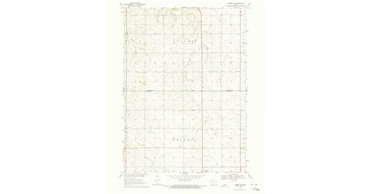 1969 Map of Quimby SE, Ida County, IA — High-Res | Pastmaps