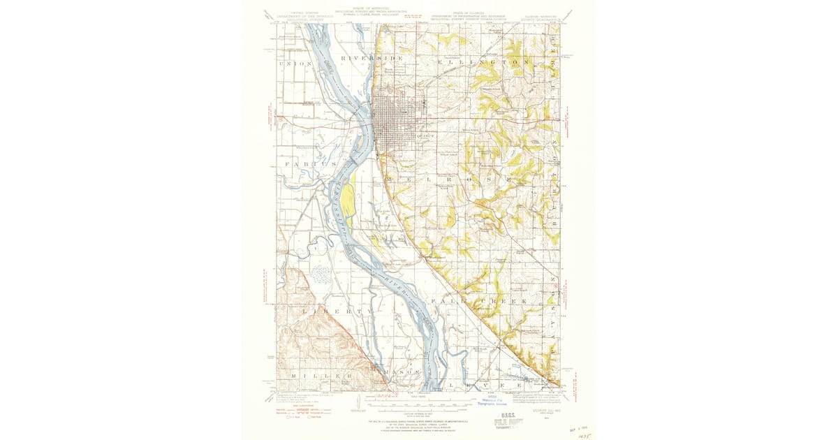 1940s Maps of Payson, IL | Pastmaps