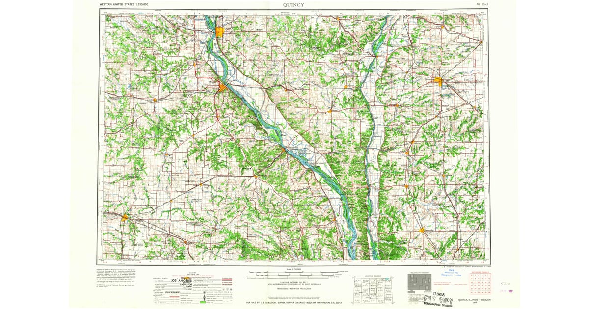 1950s Maps of Cave, MO | Pastmaps