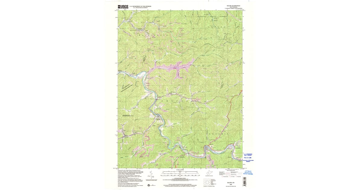 2000s (21st Century) Maps of West Virginia | Pastmaps