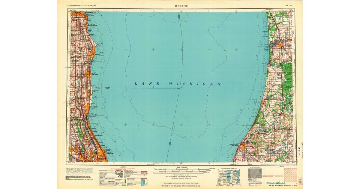 1960s Maps of Crystal Beach, MI | Pastmaps