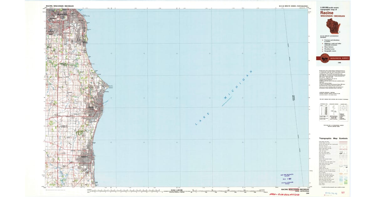 1980s Maps of Sylvania, Yorkville | Pastmaps
