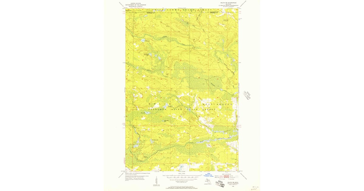 Old Maps of West Branch Township, MI | Pastmaps