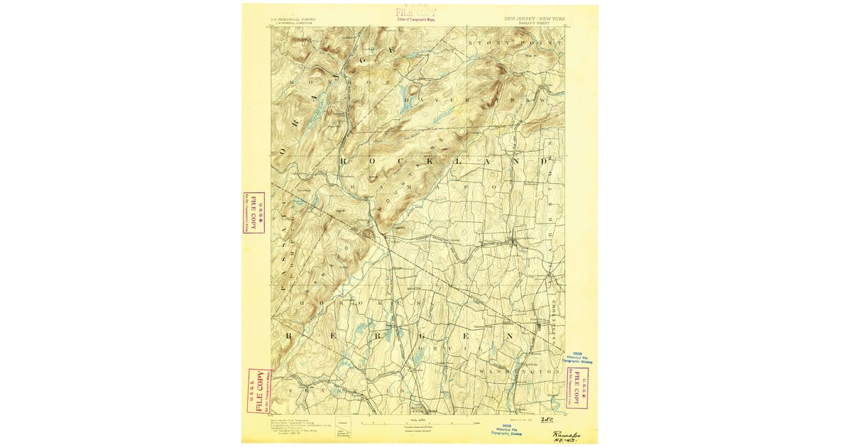 Old Maps of Stony Point, NY for Academic Research | Pastmaps
