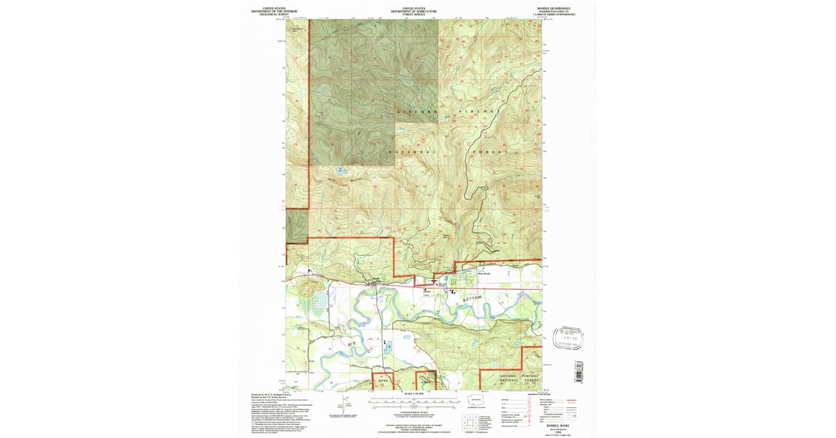 1990s Maps of Silver Brook, Lewis County | Pastmaps