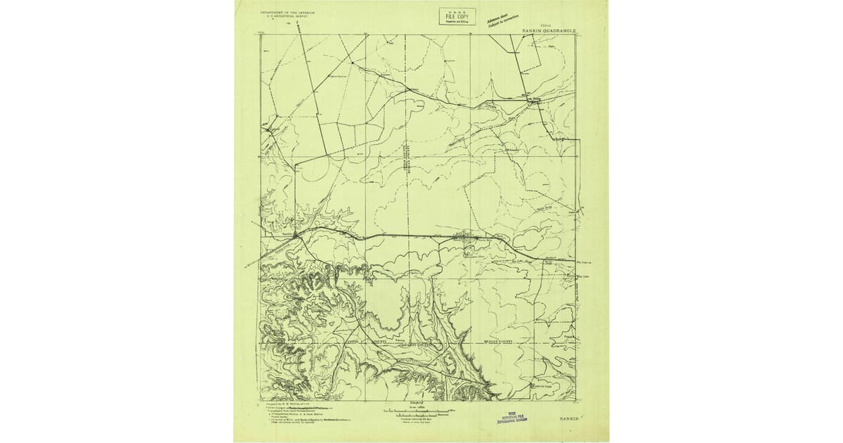 Old Maps of Texon, TX | Pastmaps