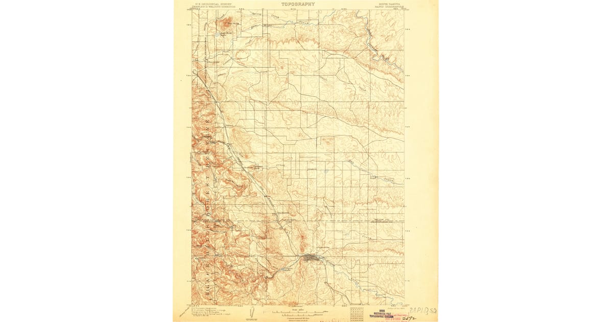 1903 Map of Rapid, Meade County, SD — High-Res | Pastmaps