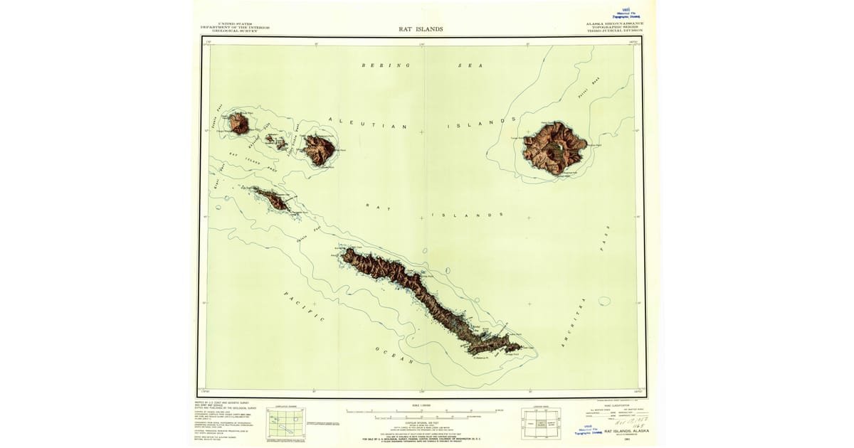 Old Historical Maps of Amchitka, AK | Pastmaps