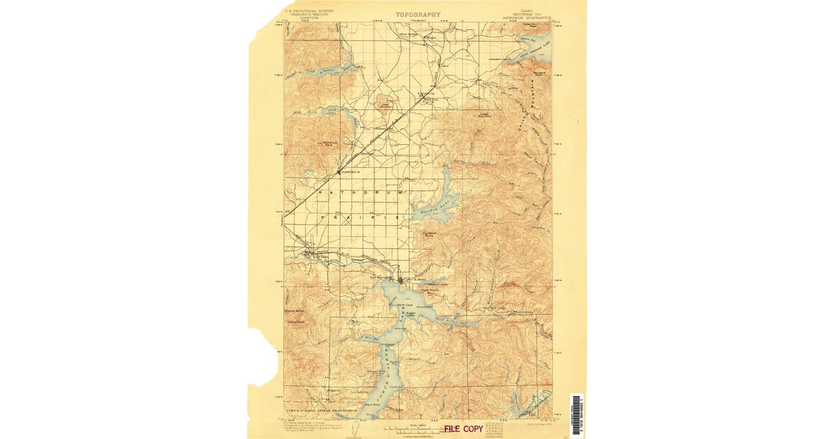 Old Maps of Dalton Gardens, ID for Hiking & Exploration | Pastmaps