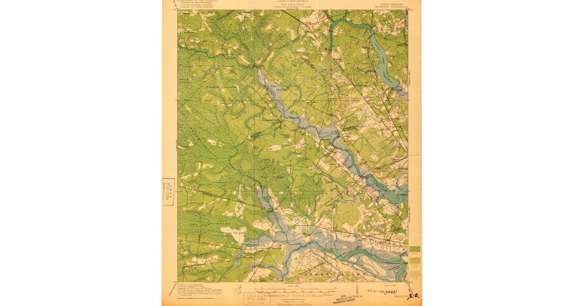 Old Maps of Wellborn Village, North Charleston | Pastmaps