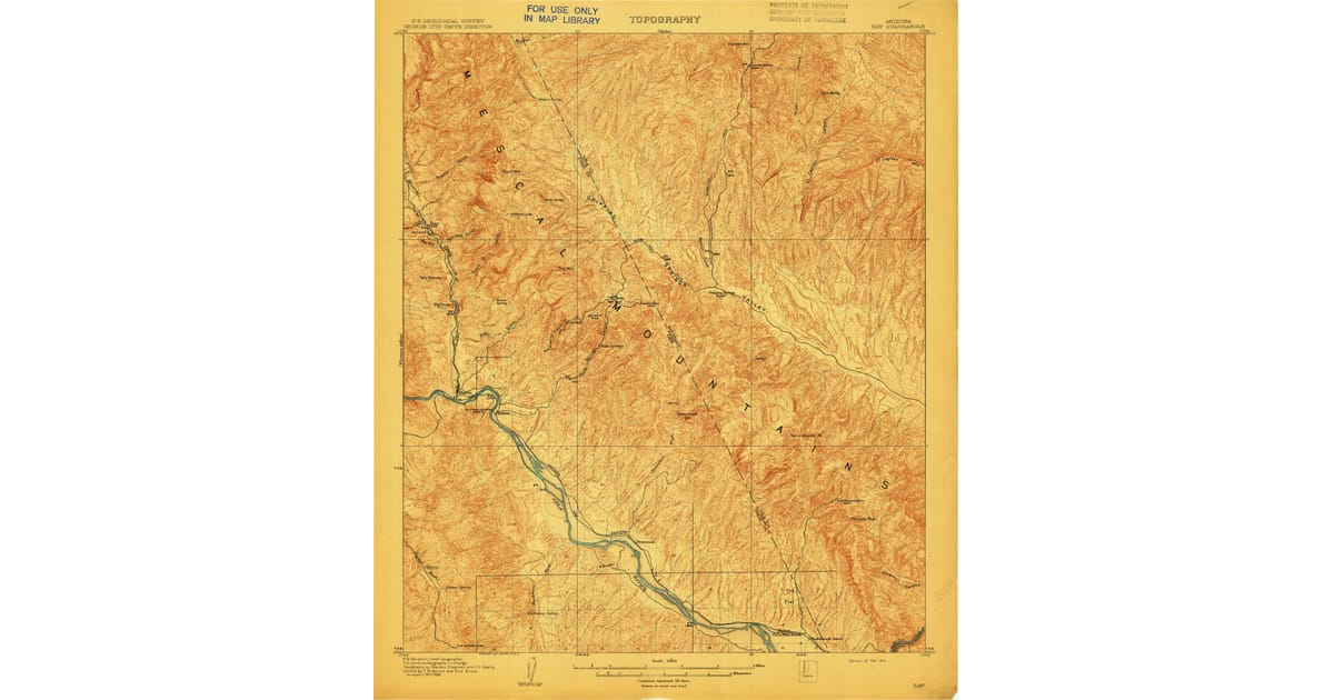 Old Maps of Hayden, AZ for Genealogy | Pastmaps