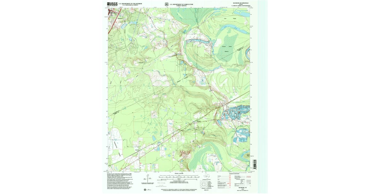 1990s Maps of Lake Tejas, TX | Pastmaps