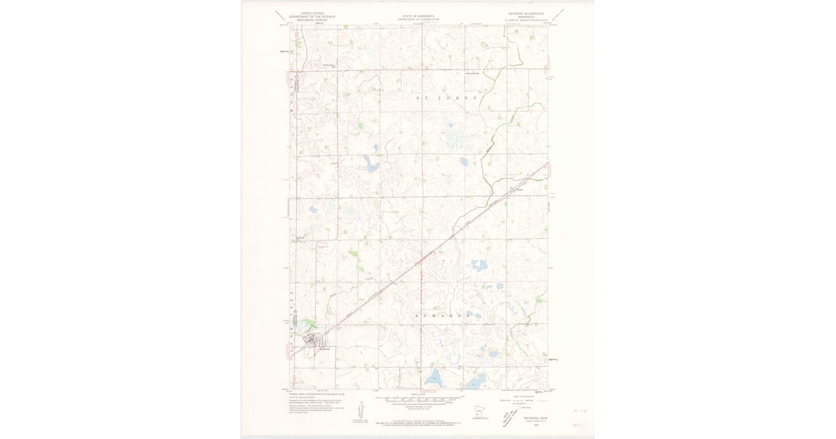 1958 Map of Raymond, MN — High-Res | Pastmaps